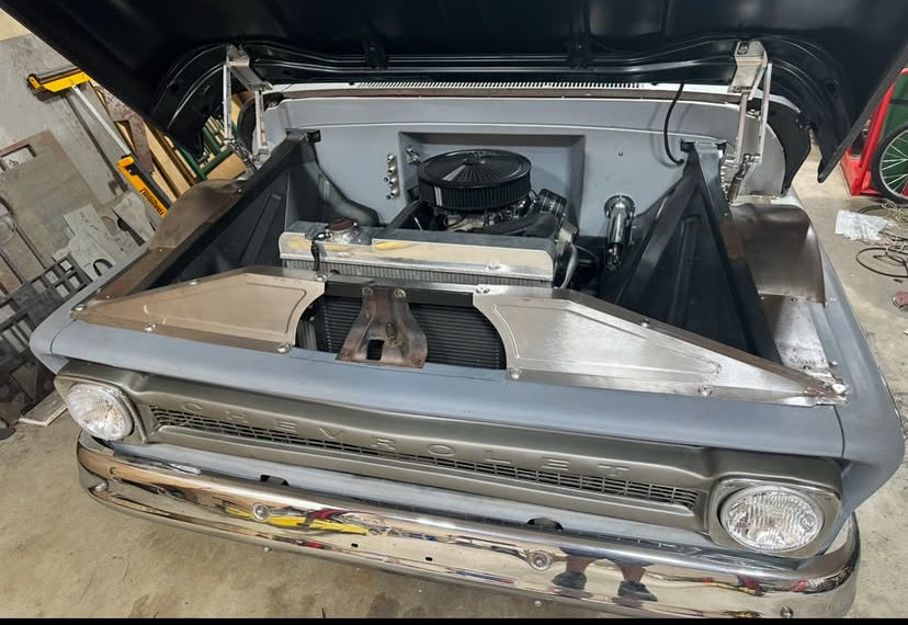 1960-66 Chevy C10 Core Support Covers - Classic Bead Roll - Style 1 ...